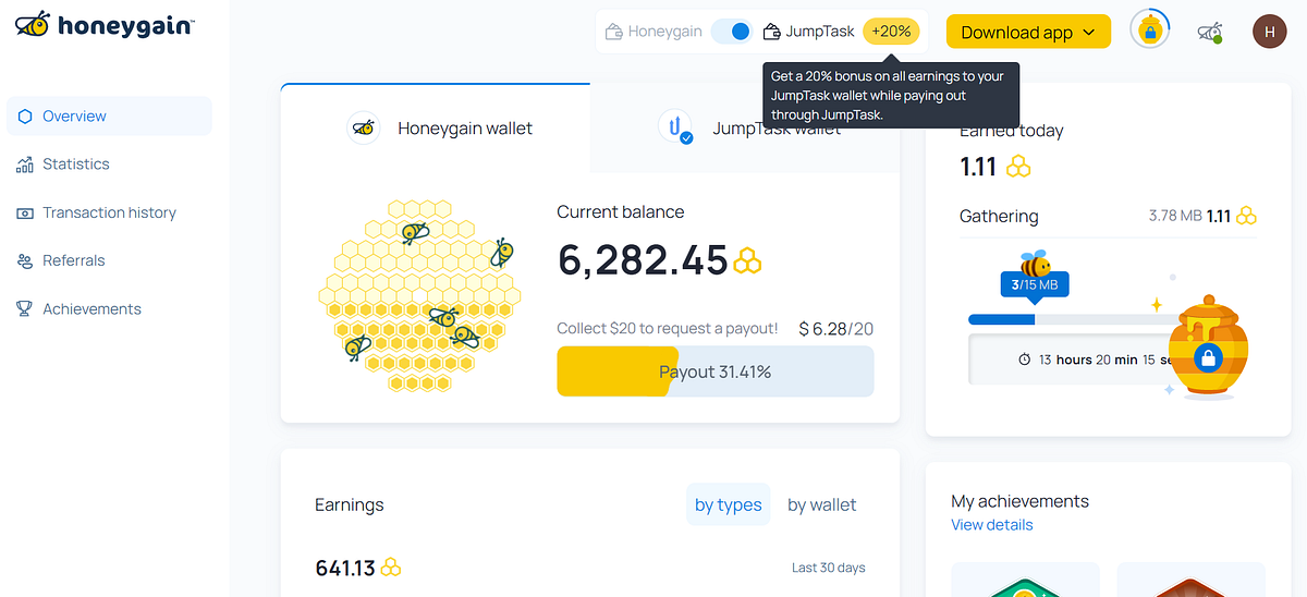 Easiest&Fastest Way to Earn Passive Income from Honeygain (without ...