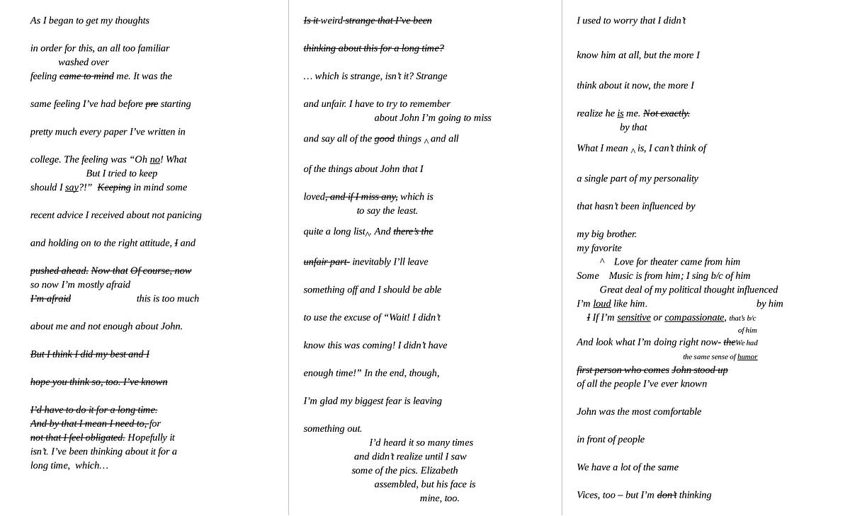 Process. A story about grief, burdens, and… | by Mark Zebrowski | Medium