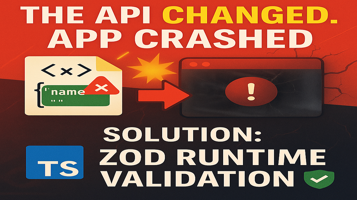 Zod Tutorial: Validate API Data at Runtime in TypeScript (Auto-Generate Zod Schemas) | by Ali ...
