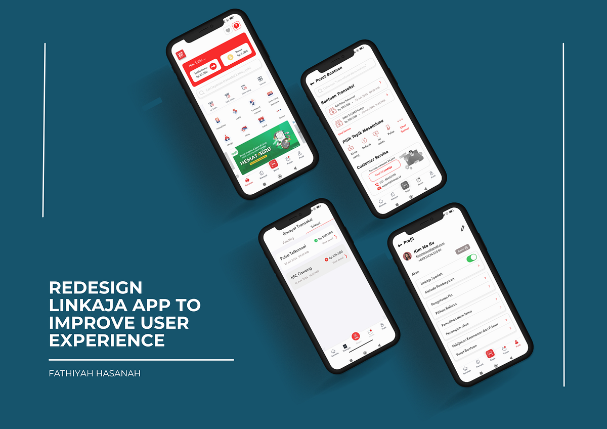 Redesign LinkAja App to Improve User Experience | by Fathiyahhasanahh ...