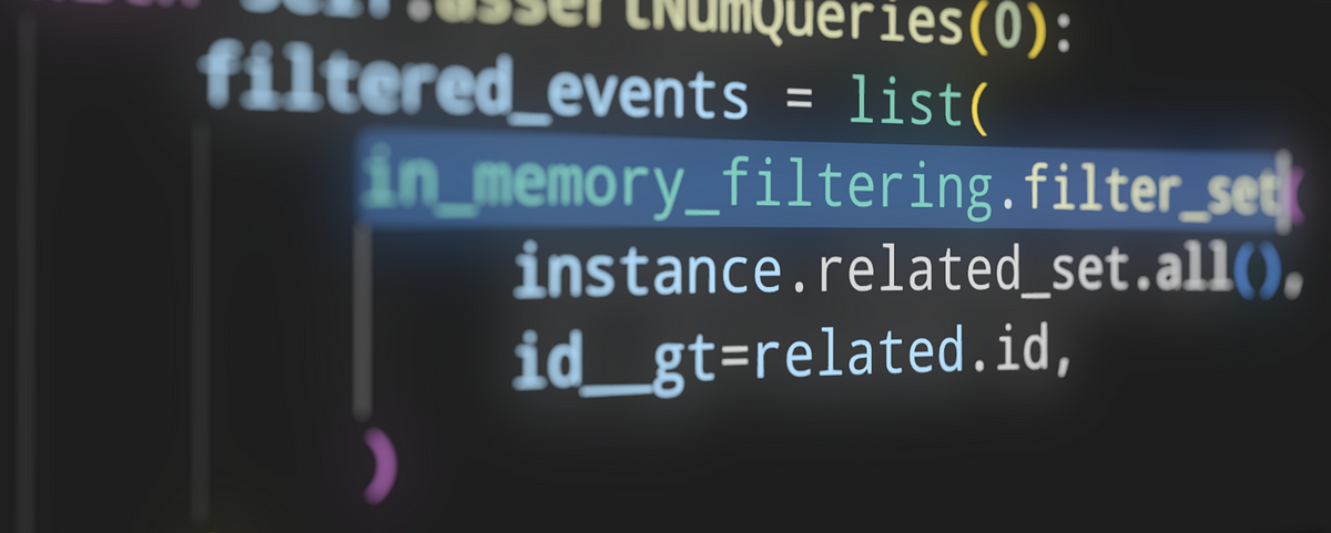 Filter Django Querysets In Memory By Daniel Barbeau Dashdoc Medium