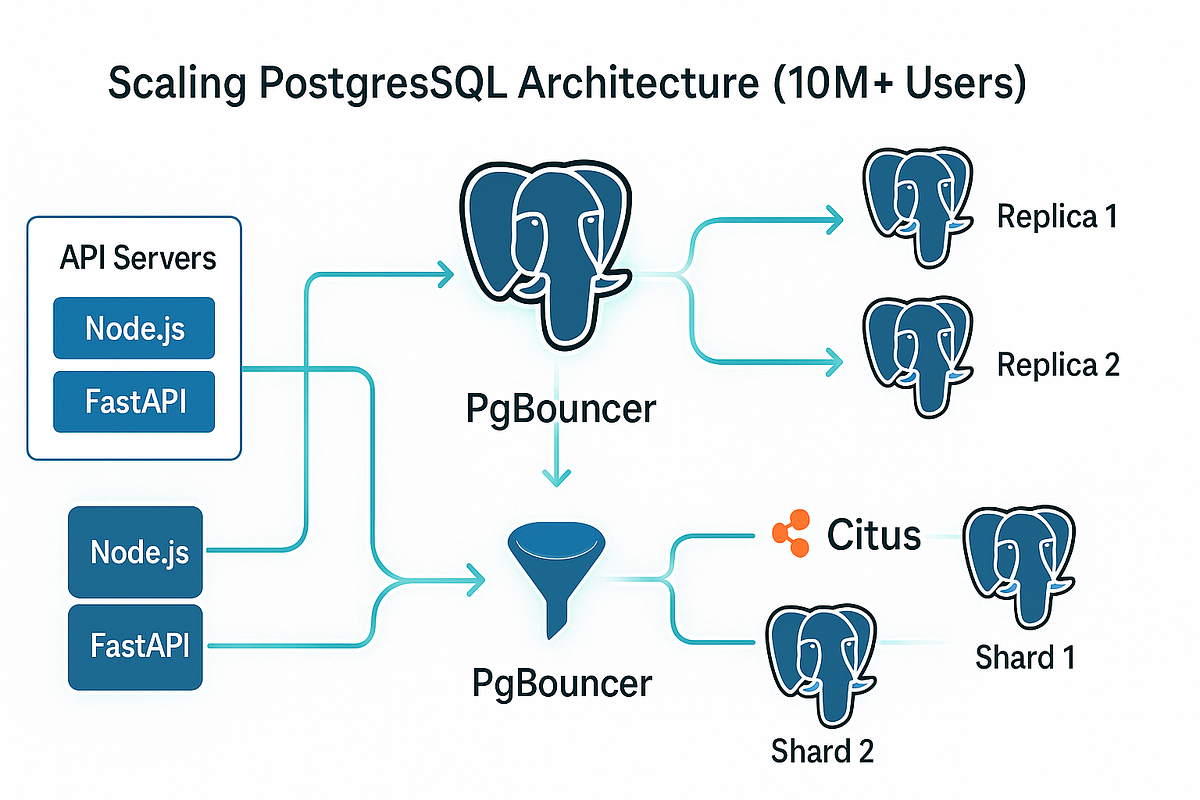 Scaling PostgreSQL for 10M Users: Sharding, Read Replicas, and Connection Limits | by Bhagya ...