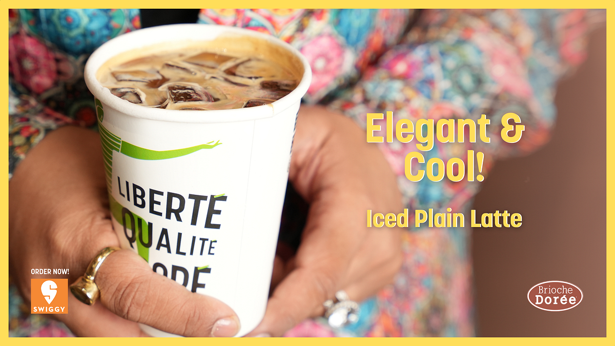 Elegant and cool: Iced Plain Latte at Brioche Dorée | by Brioche Doree ...