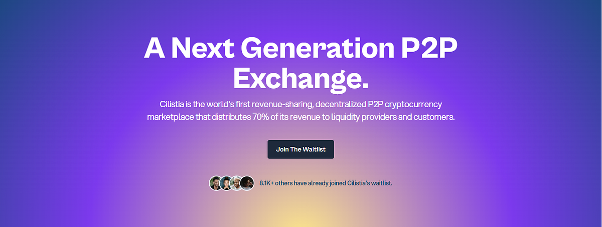 A Next Generation P2P Exchange, Cilistia | by Vincentius Aldo Wibisono | Medium