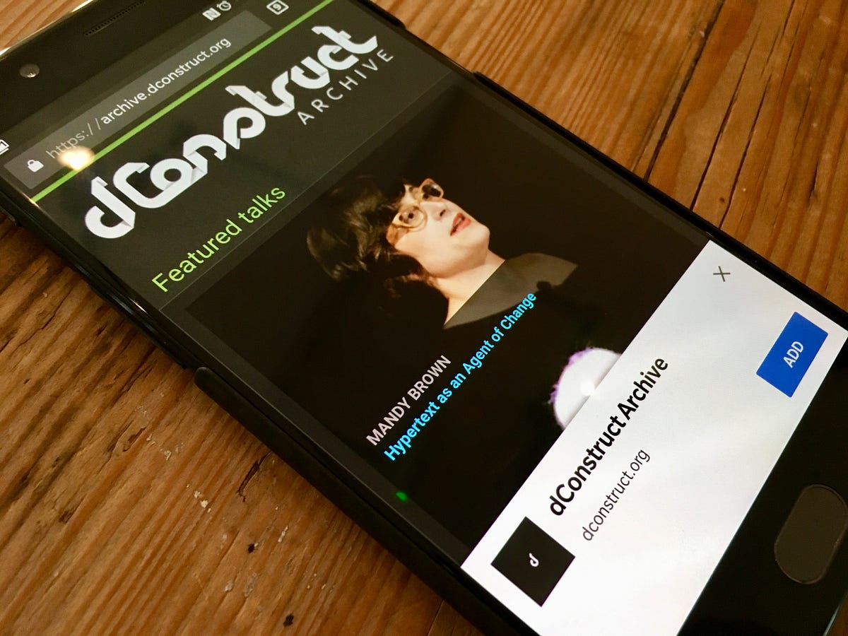 The dConstruct Audio Archive works offline | by Jeremy Keith | Clearleft Thinking | Medium