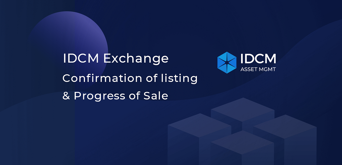 IDCM Exchange listing and sales confirmed! | by Grabity | Grabity | Medium