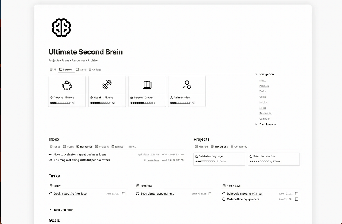 7 must have Notion Templates. Notion is more than just a productive ...