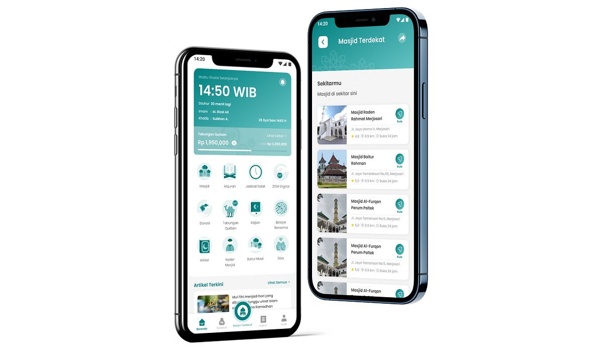 Digitization Mosques with Custom Mobile Apps Software in Arkatama ...