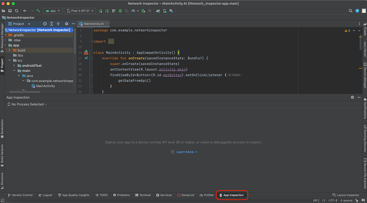 Network traffic interception in Android Studio | by Jakkrit | TakoDigital | Medium