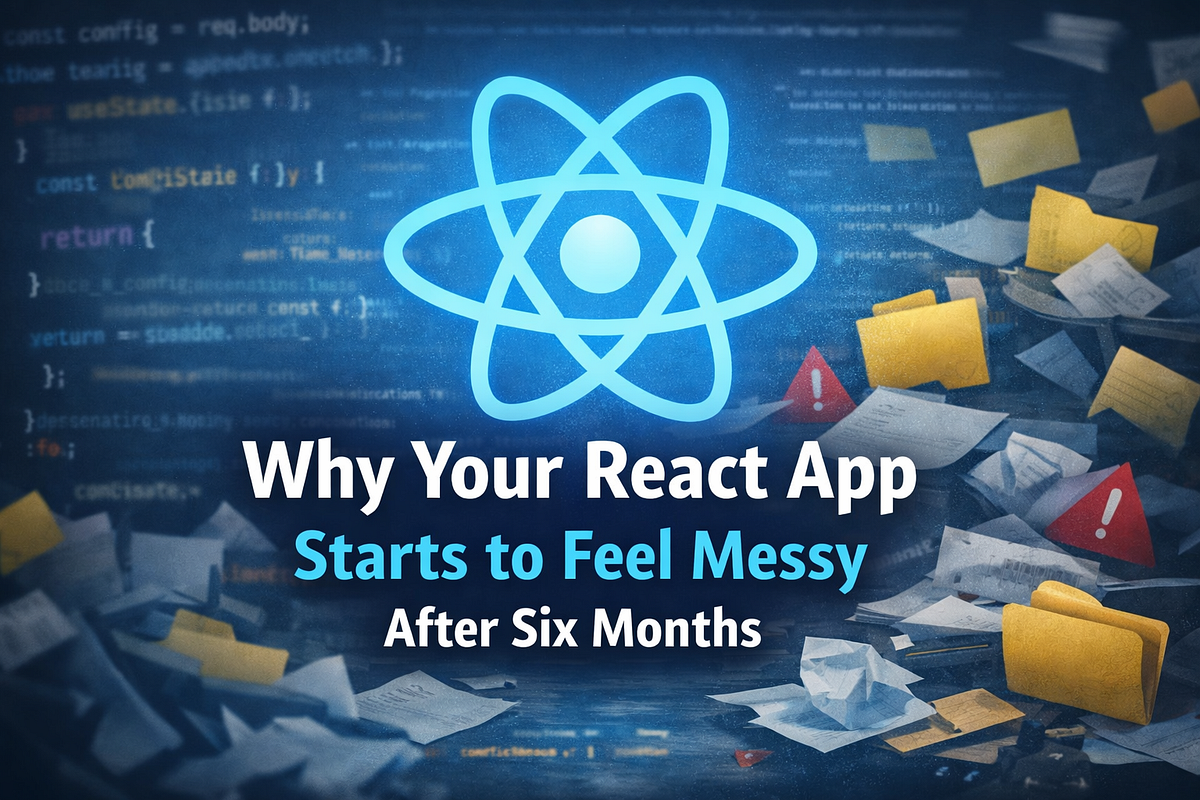 Why Your React App Starts to Feel Messy After Six Months | by Vijay ...