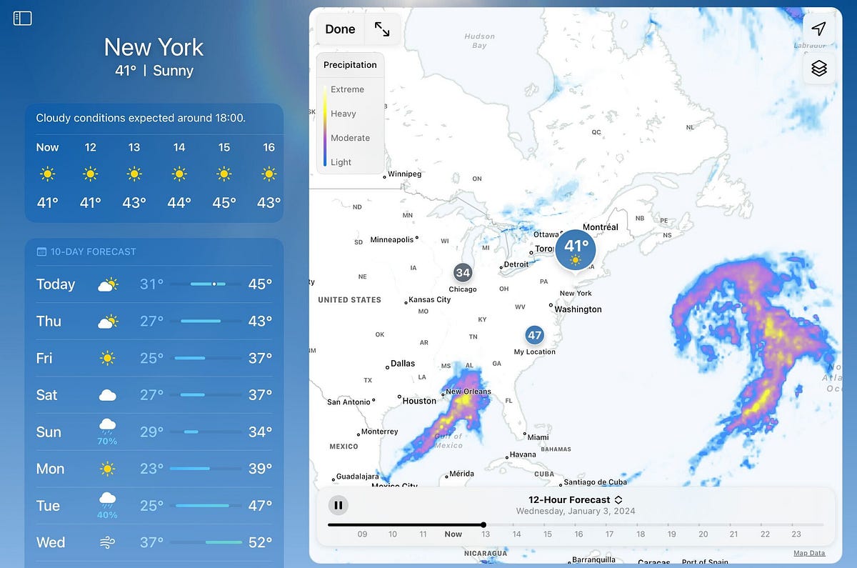 My tricks of using Weather App when planning for a trip | by Drizzle ...