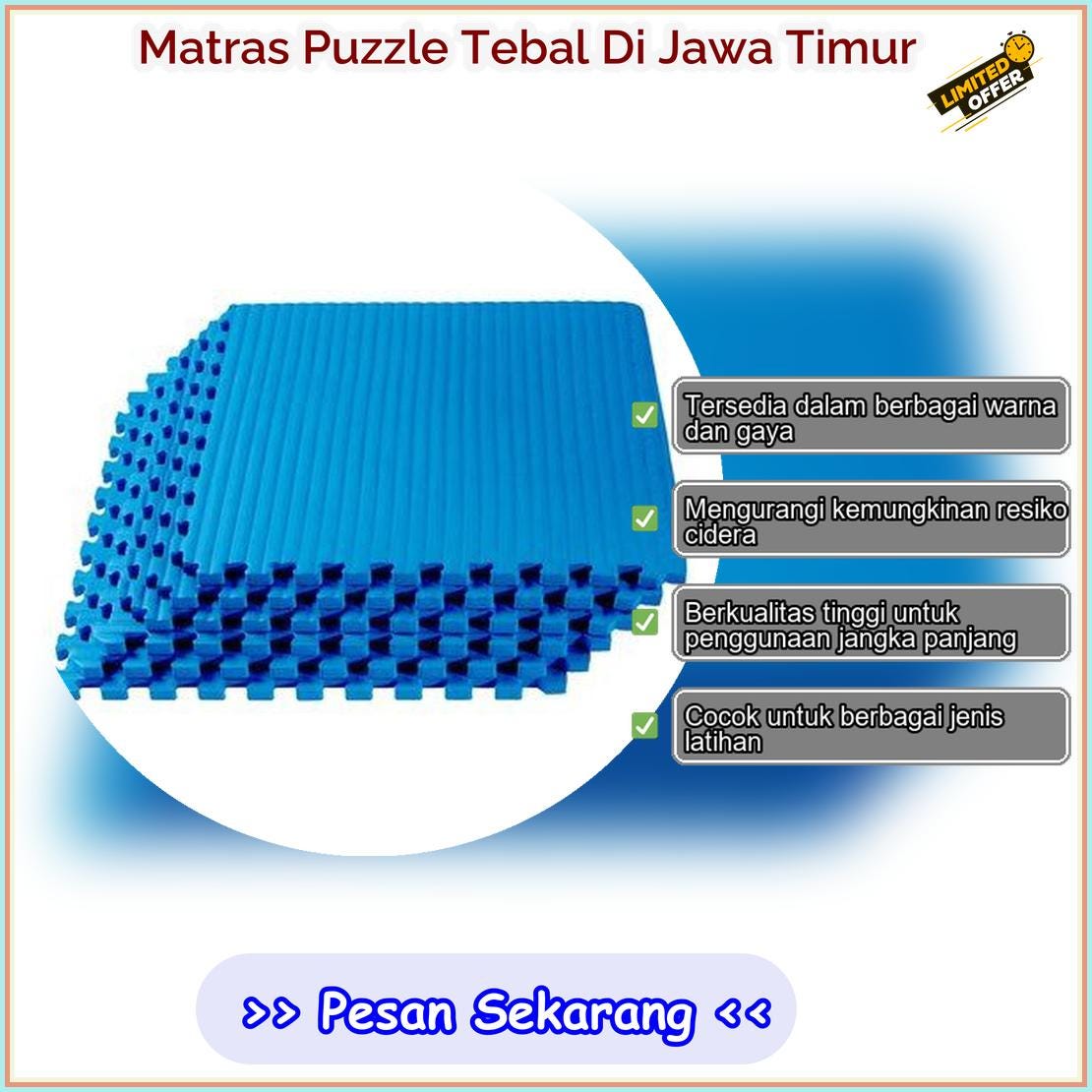Matras Puzzle Tebal Di Jawa Timur - Eva Mat Tebal - Medium