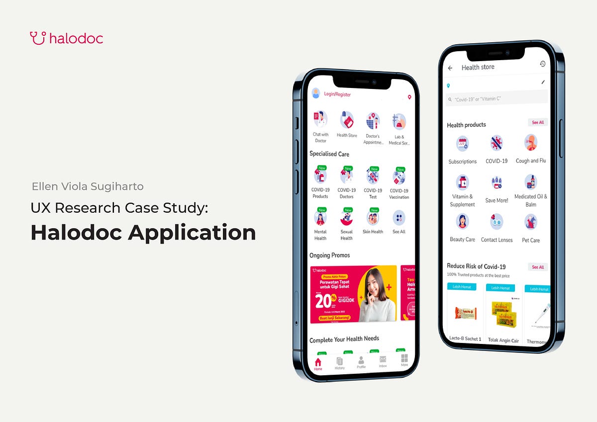 UX Research Case Study: Halodoc Application | by Ellen Viola | Medium