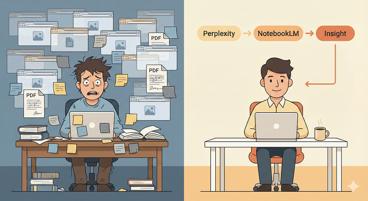 5-Step Perplexity + NotebookLM Workflow That Cuts Research Time 60% ...