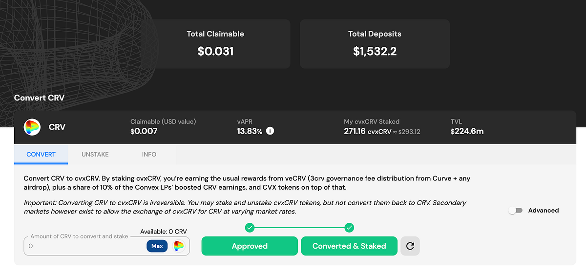 How to Use Convex & Curve for Crypto Stake | by Estelle Huang | Medium