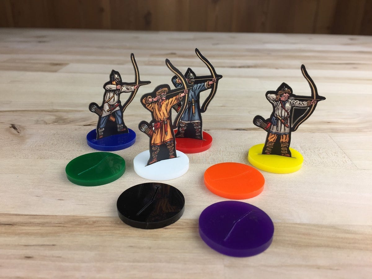 Paper Miniature Bases — Now Available at The Game Crafter | by Tavis ...