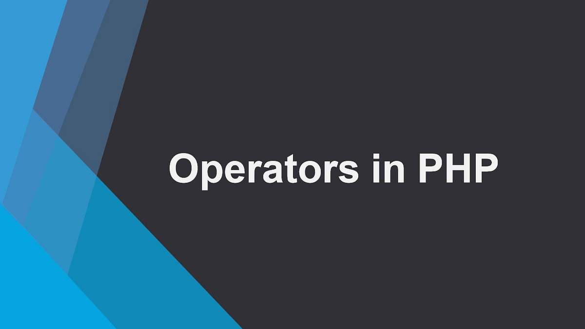 PHP Operators - Code Explore - Medium