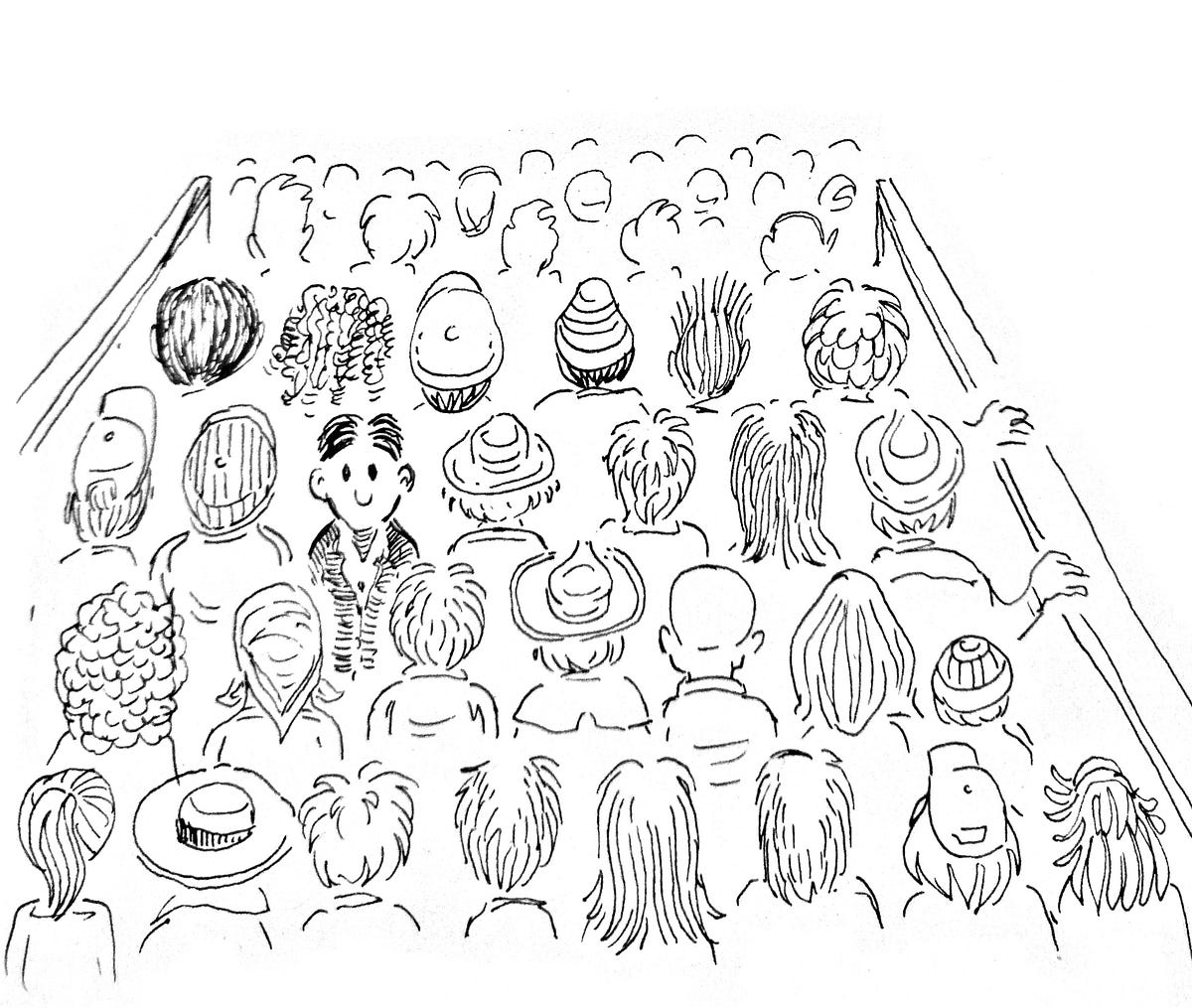 Doodletober day 28. Crowds | by Pascal Gaggelli | Creative Humans | Medium