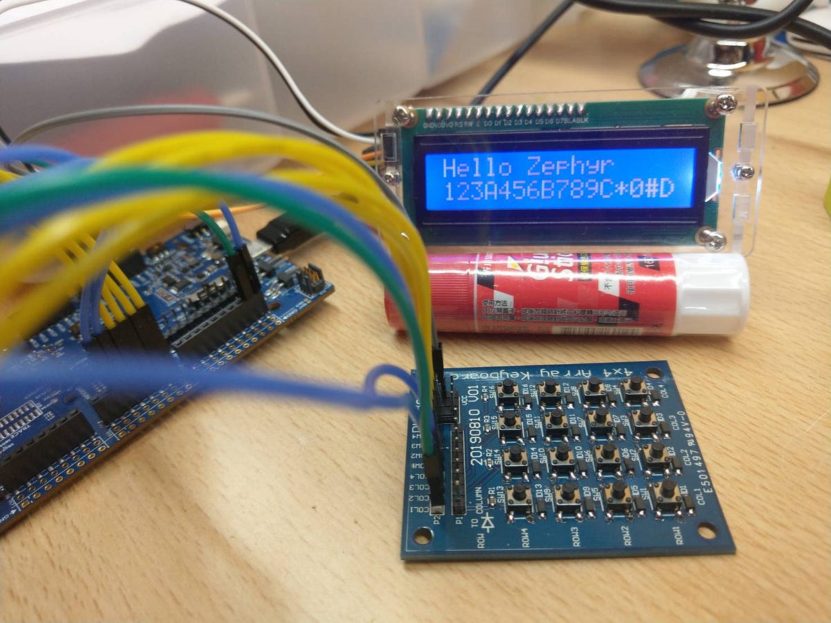 Implemented the Zephyr HD44780 I2C driver. | by Cents | Medium