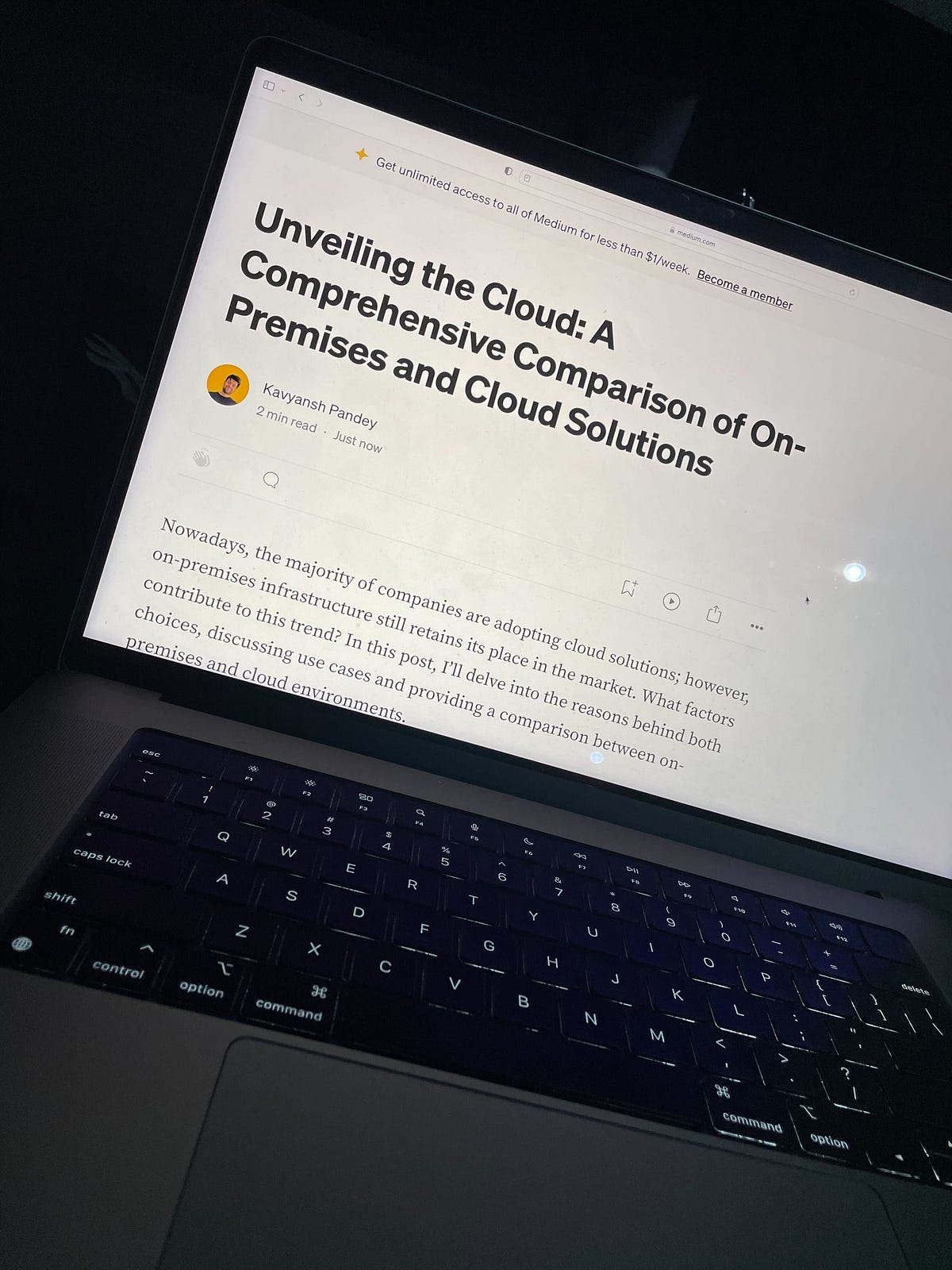 Unveiling the Cloud: A Comprehensive Comparison of On-Premises and ...