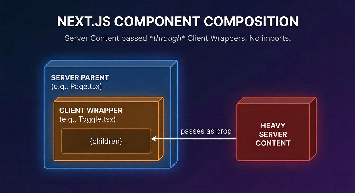 Stop Importing Server Components into Client Components in Next.js. Do This Instead. | by Suresh ...