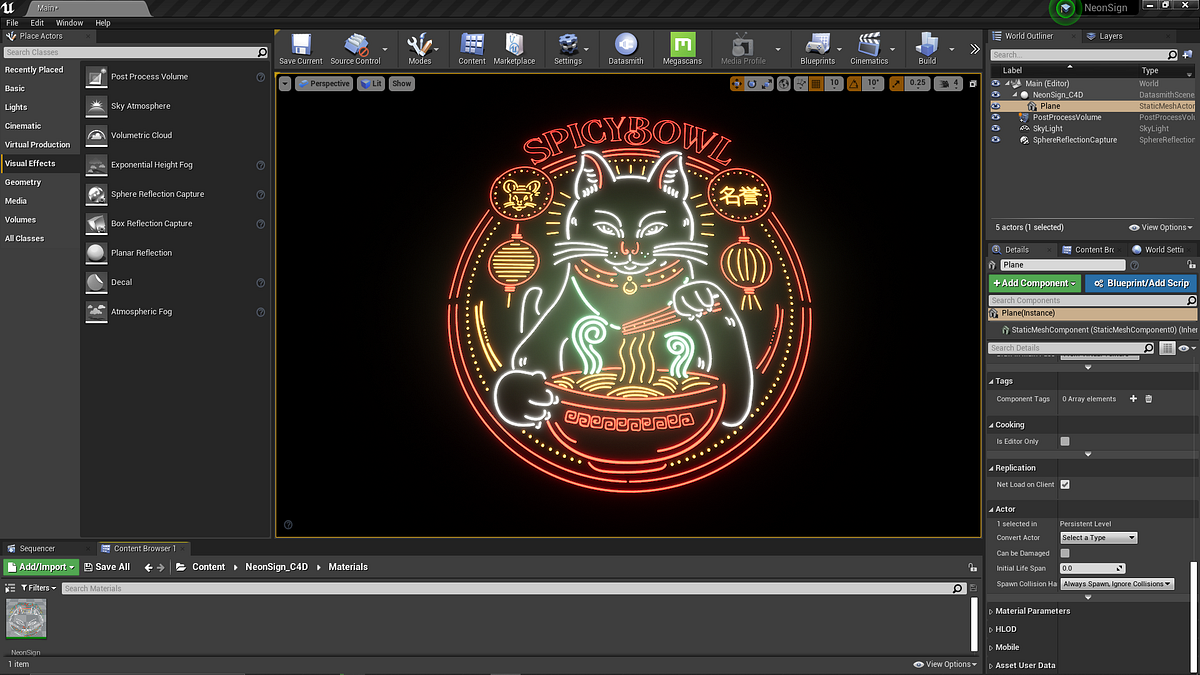 Creating Neon Signs in Unreal Engine - Winbush - Medium