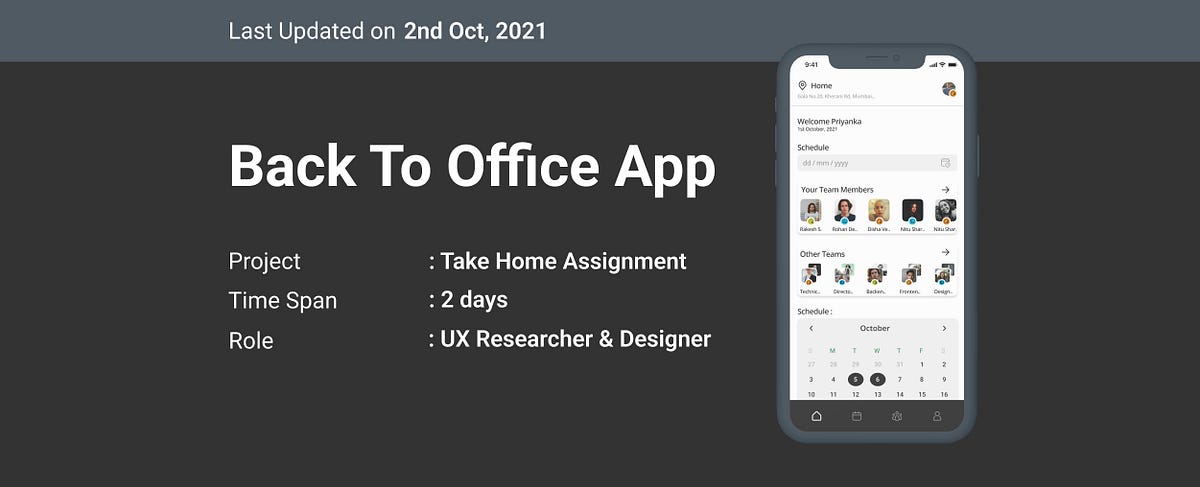 Back to Office App 💼. An app used by employees to schedule… | by ...