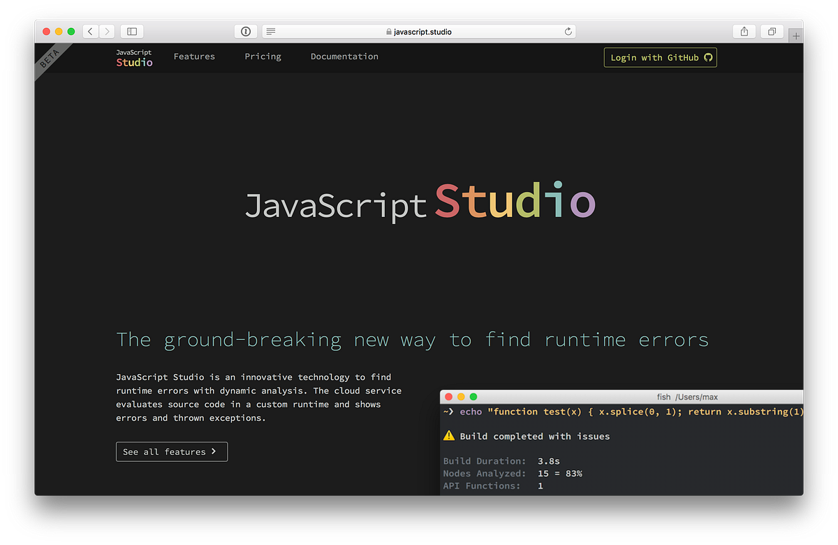 JavaScript Studio publicly available | by Maximilian Antoni | Medium