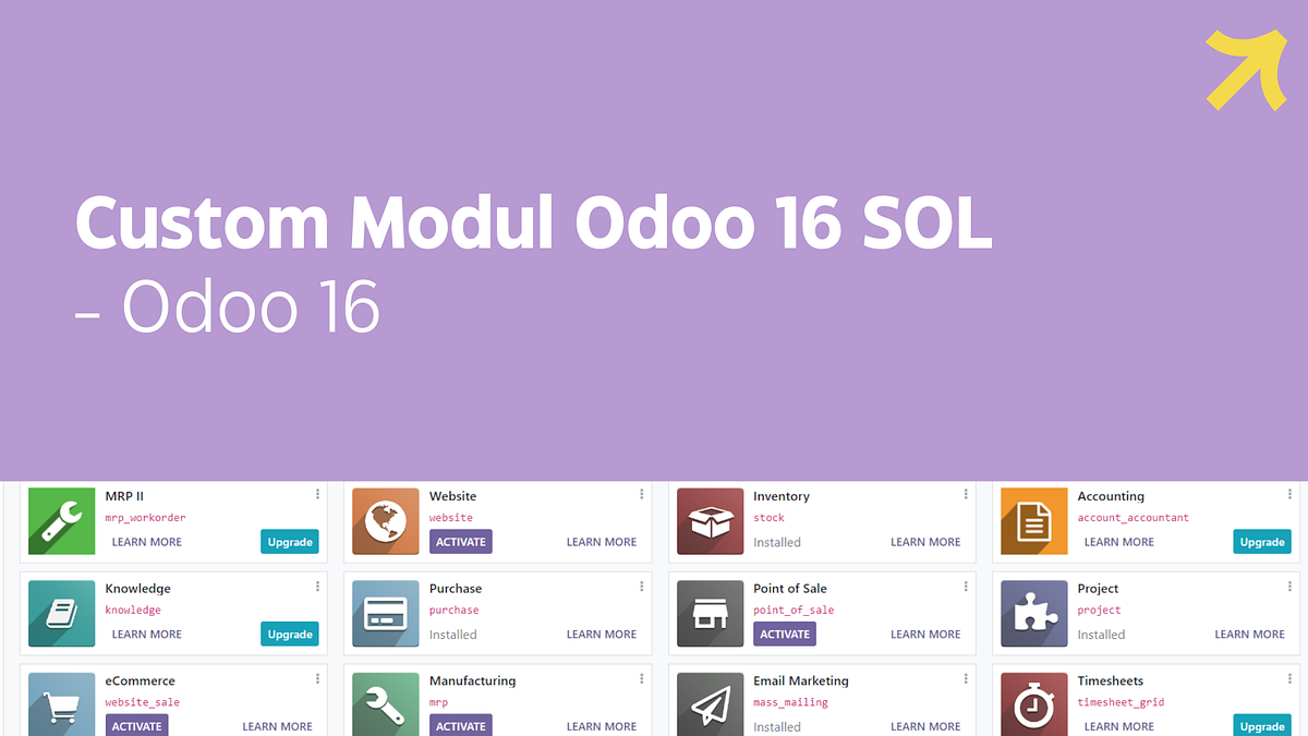 Custom Modul Odoo 16 SOL. Artikel ini dibuat dengan tujuan untuk… | by ...
