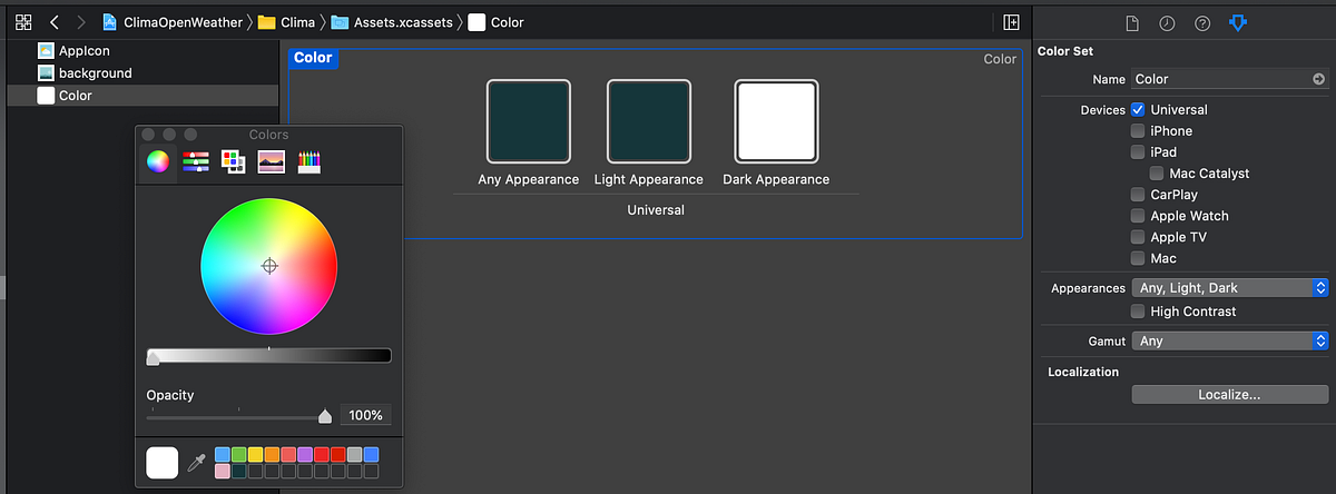 Dark Mode & Vector Images. 練習客製化DarkMode的color set… | by 許宏瑋 | 彼得潘的 ...