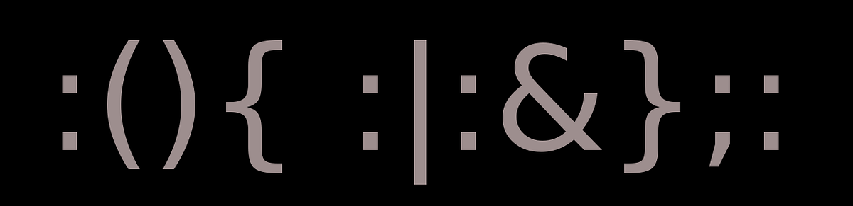 Fork bomb :(){ :|: & };:. Fork bomb é uma forma de ataque de… | by ...