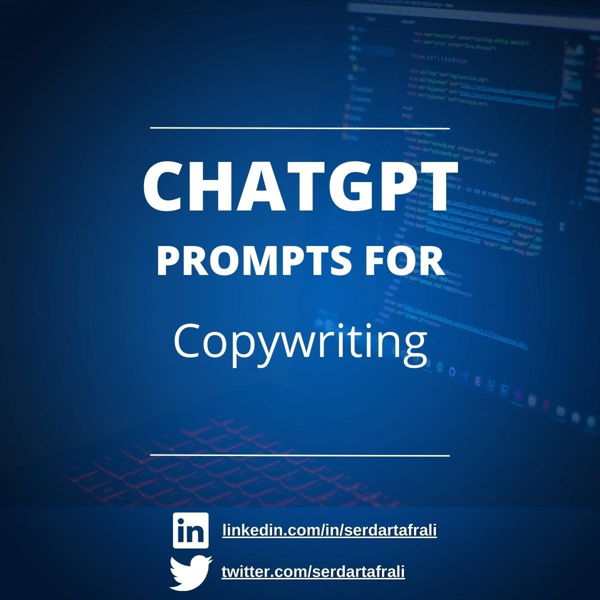 15 Useful Copywriting Prompts | by Serdar Tafralı | Medium