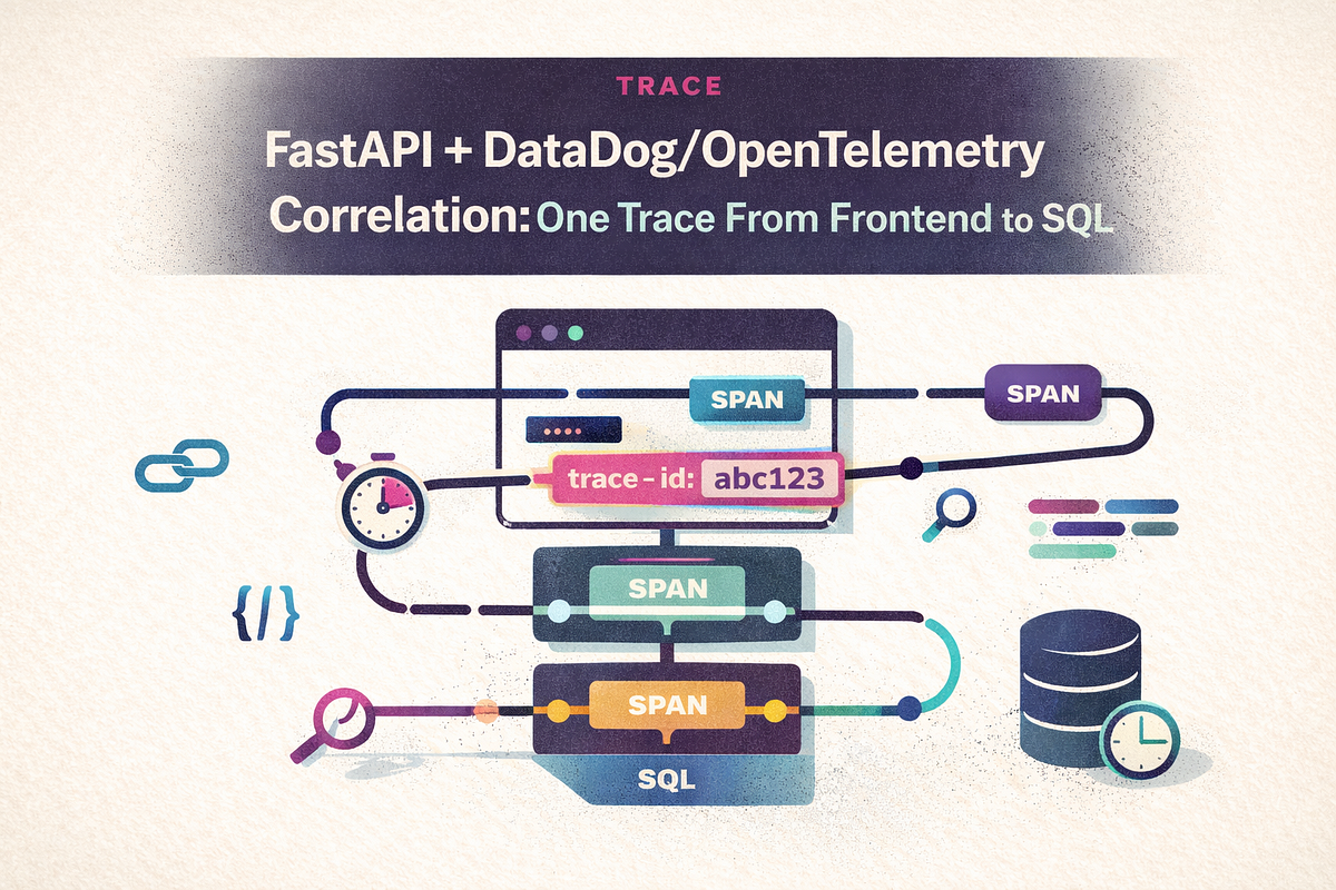FastAPI + DataDog/OpenTelemetry Correlation: One Trace From Frontend to ...