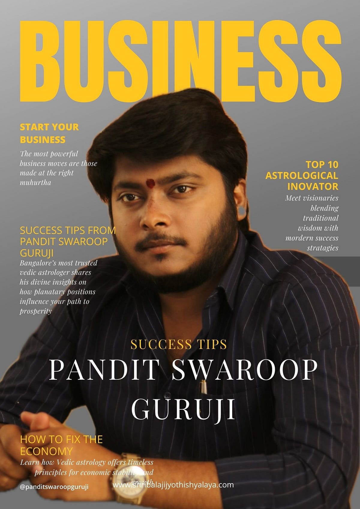 Pandit Swaroop Guruji: The Rising Star of Business Astrology Featured ...