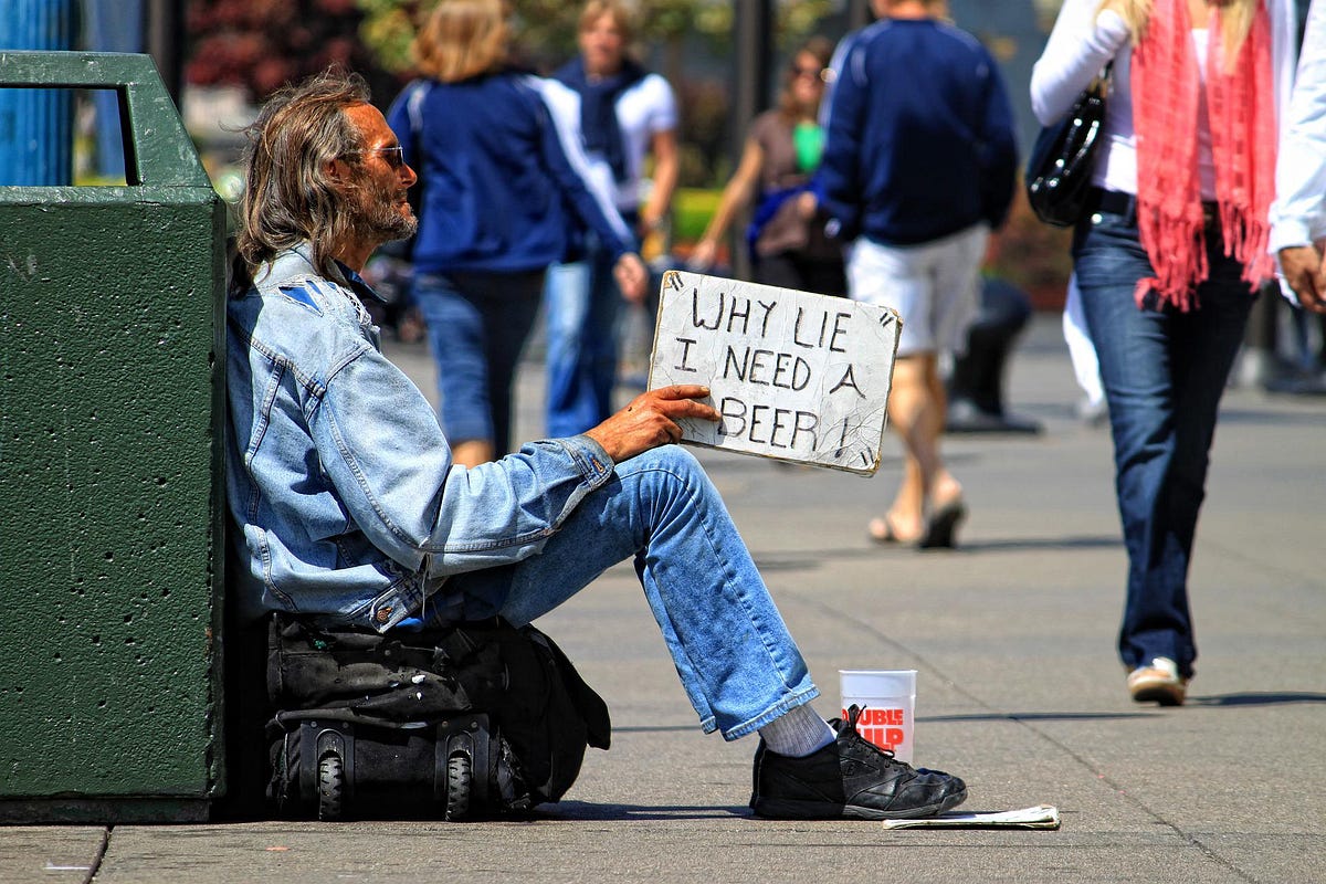 I Have a Big Heart But I Turn a Blind Eye to the Homeless Man with His ...