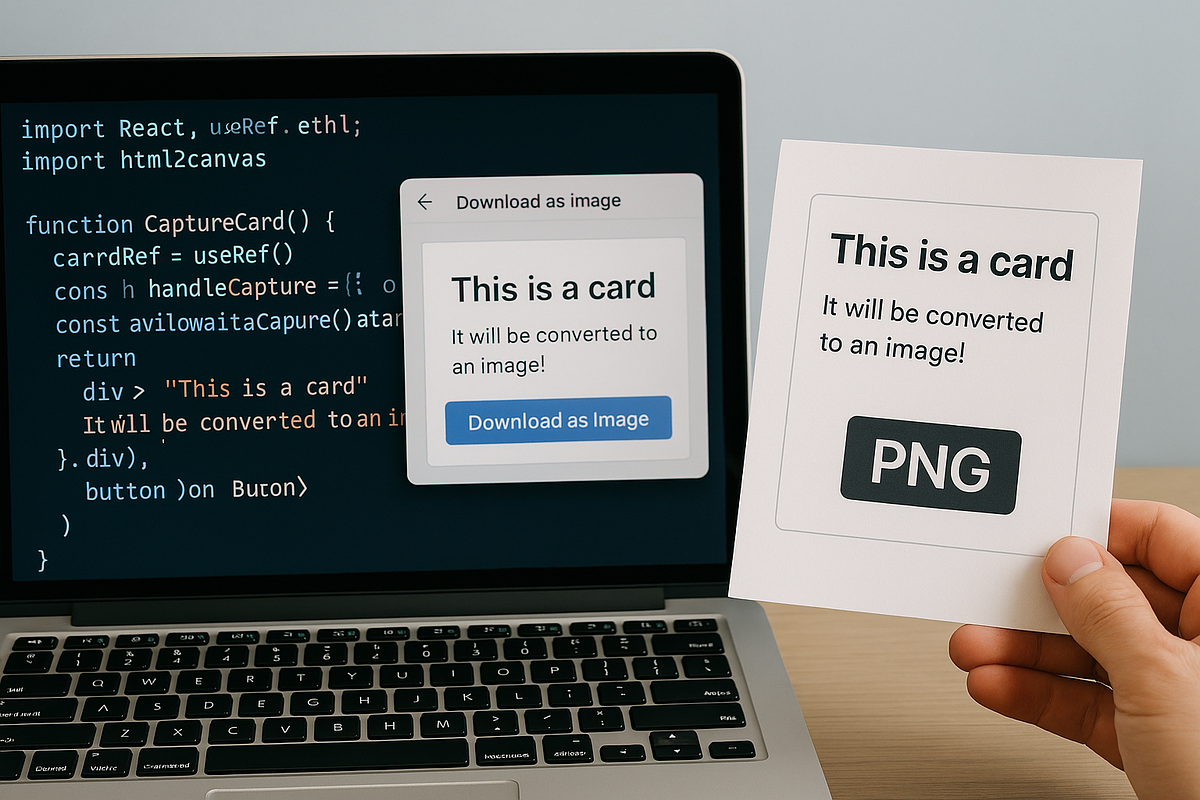 Convert React or HTML Code to Image | by Emeruche Ikenna | Medium