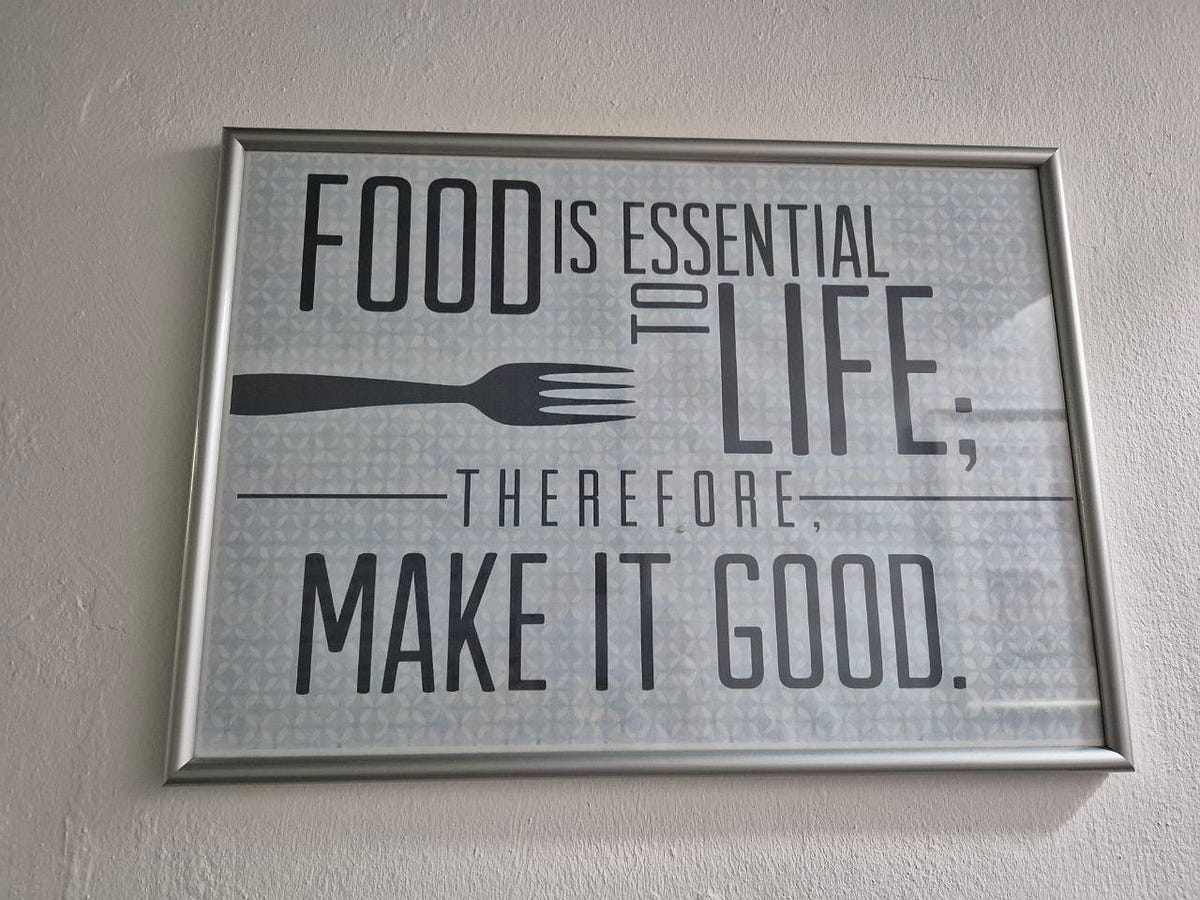Food Is Essential To Life. Therefore, Make It Good... | by Zenette ...