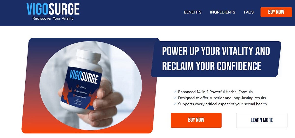VigoSurge Male Enhancement (Updated) Negative Side Effects Risk or ...