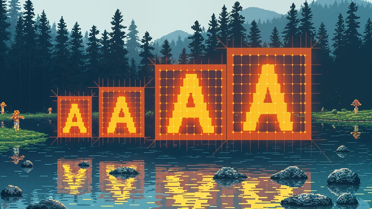 Interpolation Methods for ASCII Font Scaling | by Nazarii Taran | Medium
