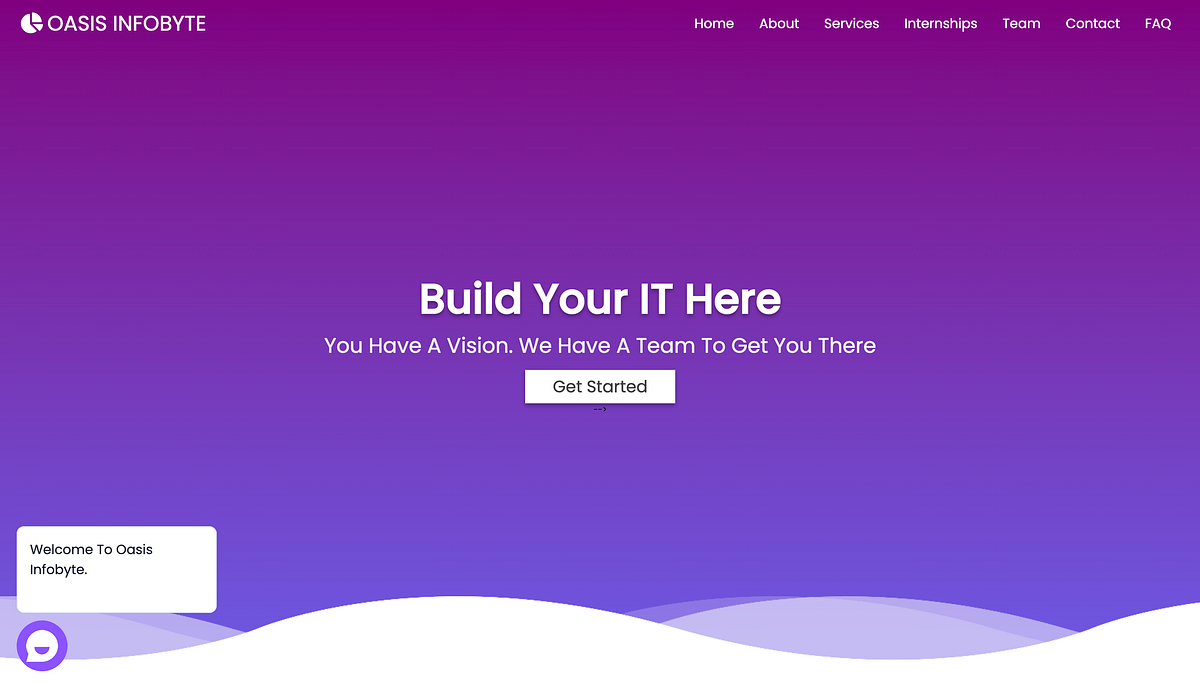 Recently, I had completed my 1 month Web Development and designing internship at Oasis Infobyte ...