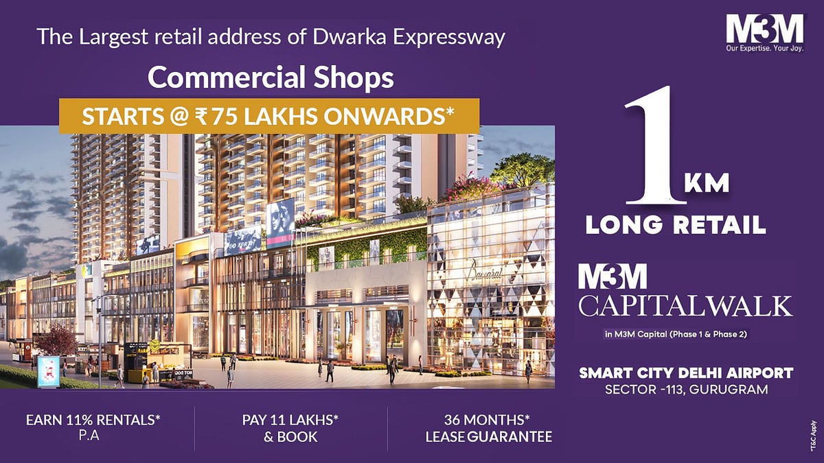 M3M Capital Walk. M3M Capital Walk Sector 113 is one of… | by Larisa ...