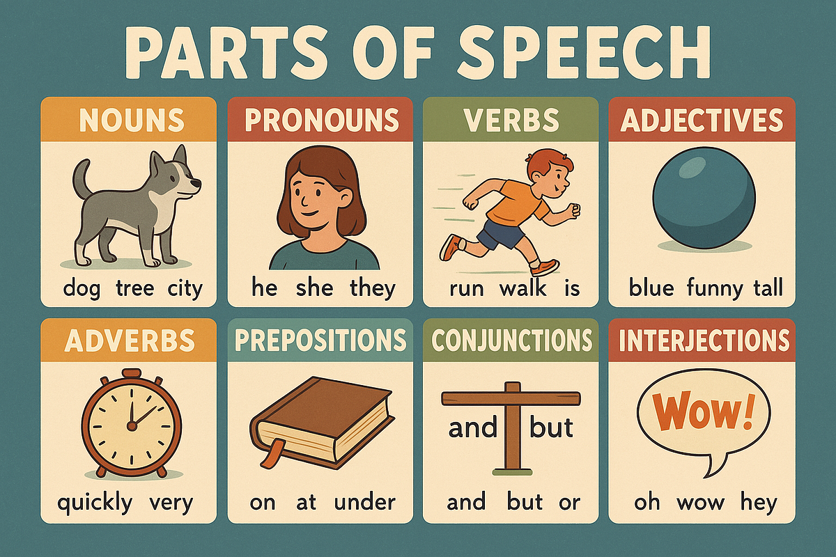Grammar Rules! The Parts of Speech | by C. L. Nichols, Author | The ...