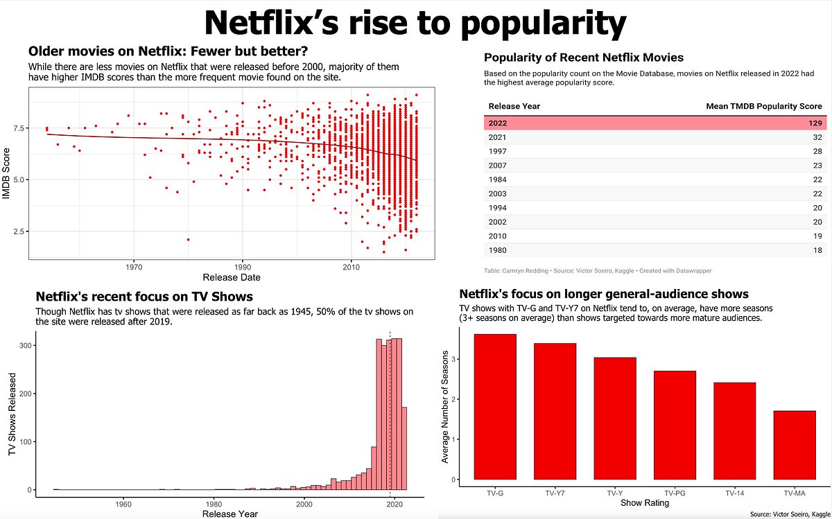 Netflix’s rise to popularity: DATA 251 Final Project | by Camryn ...