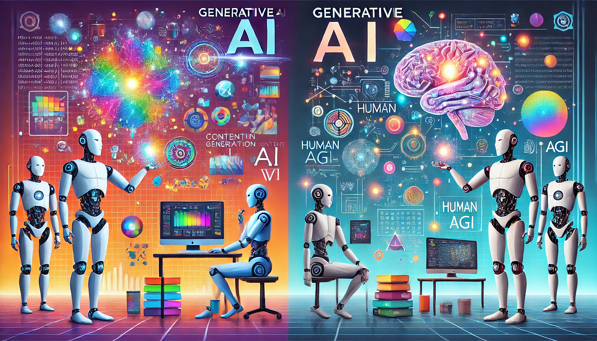 The Important Difference Between Generative AI And AGIThe Difference ...