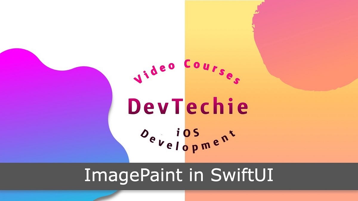 ImagePaint in SwiftUI. ImagePaint is a shape style that fills… | by DevTechie | DevTechie | Medium