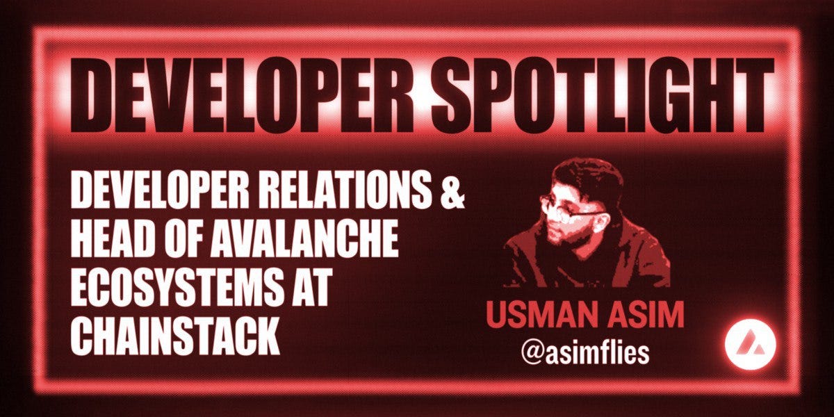 Developer Spotlight Usman Asim Ke Paas Avalanche Par Rust Aur Zk Ke Liye Bado Yojanaen Hain