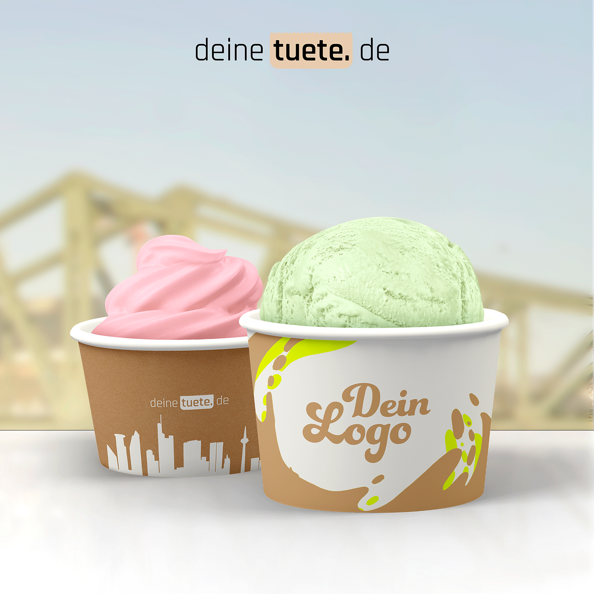Eisbecher Aus Pappe Bedruckt Mit Ihrem Logo! – JQMCLV
