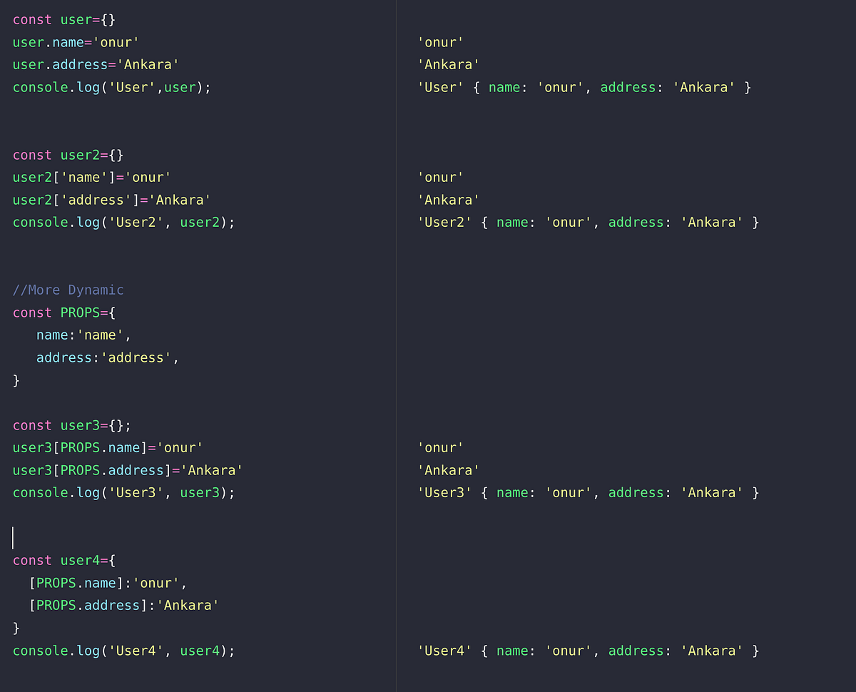 JS Meta Programming (Dinamik Obje) - Frontend Development With JS - Medium