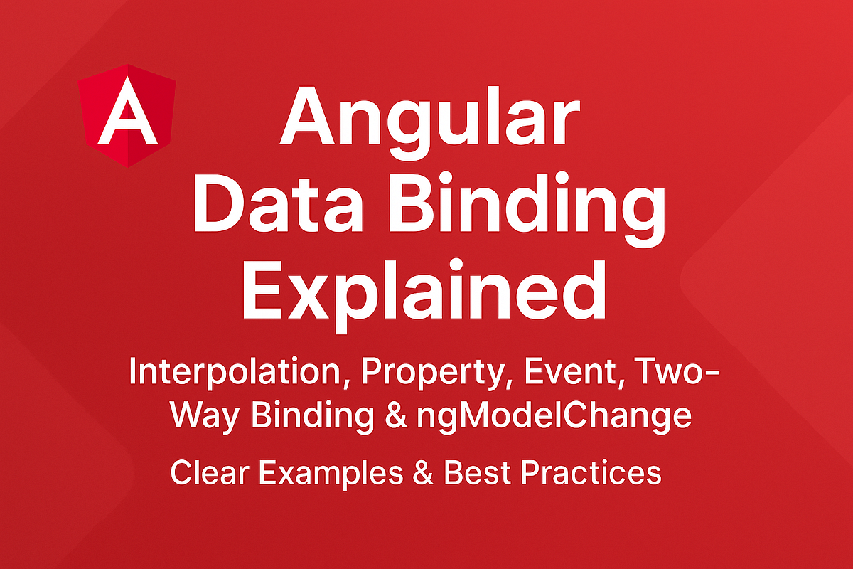 Angular Data Binding Explained: Interpolation, Property, Event, Two-Way Binding, and ...