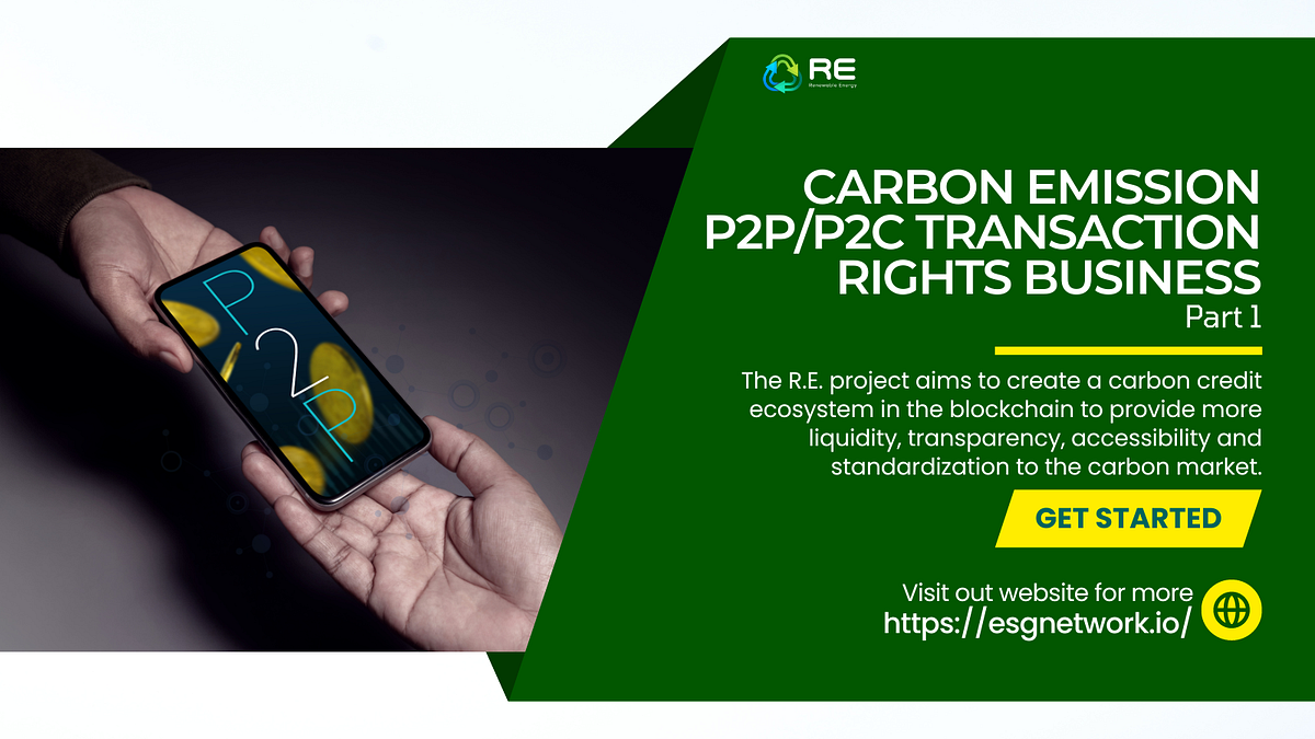 Carbon Emission P2P/P2C Transaction Rights Business - ESG Global - Medium